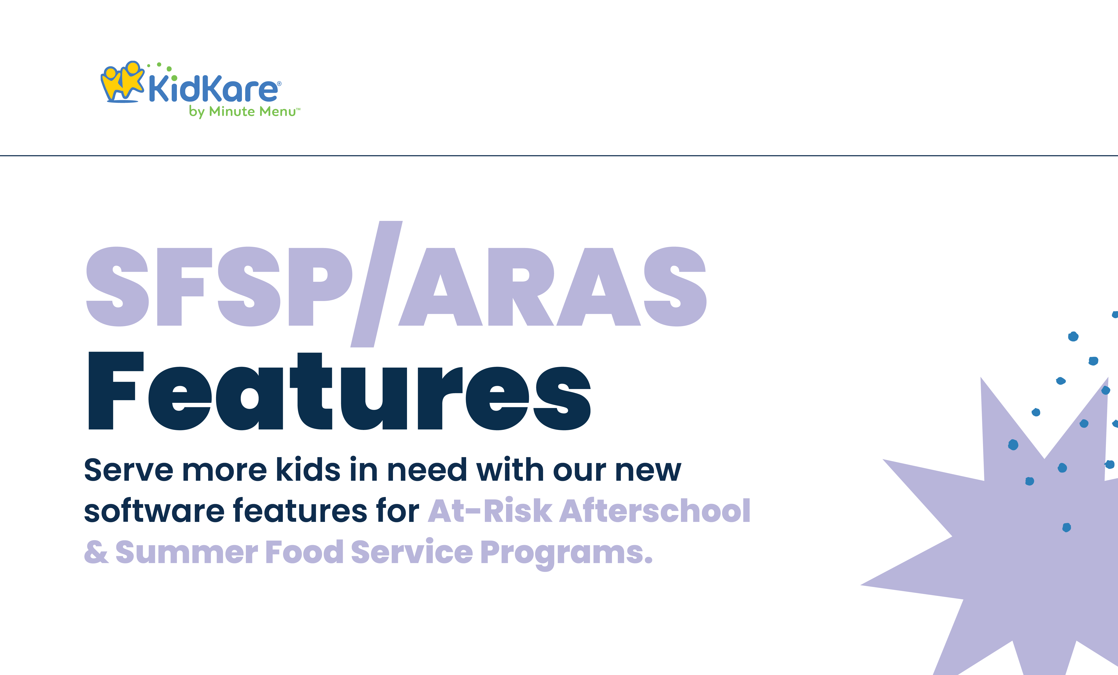 ARAS & SFSP Software - KidKare